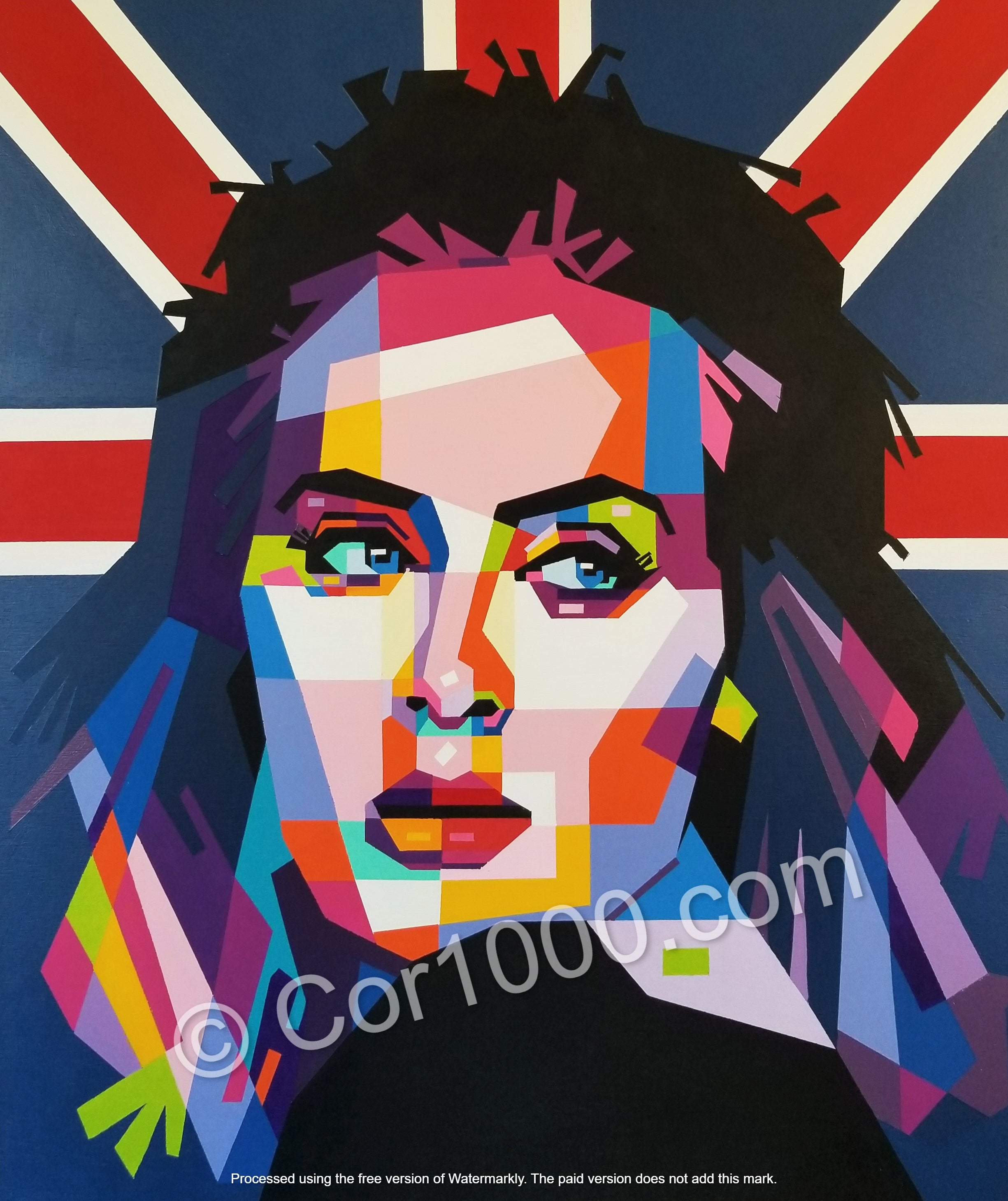 Original Painting - Adele – Cor Beattie Pop Art