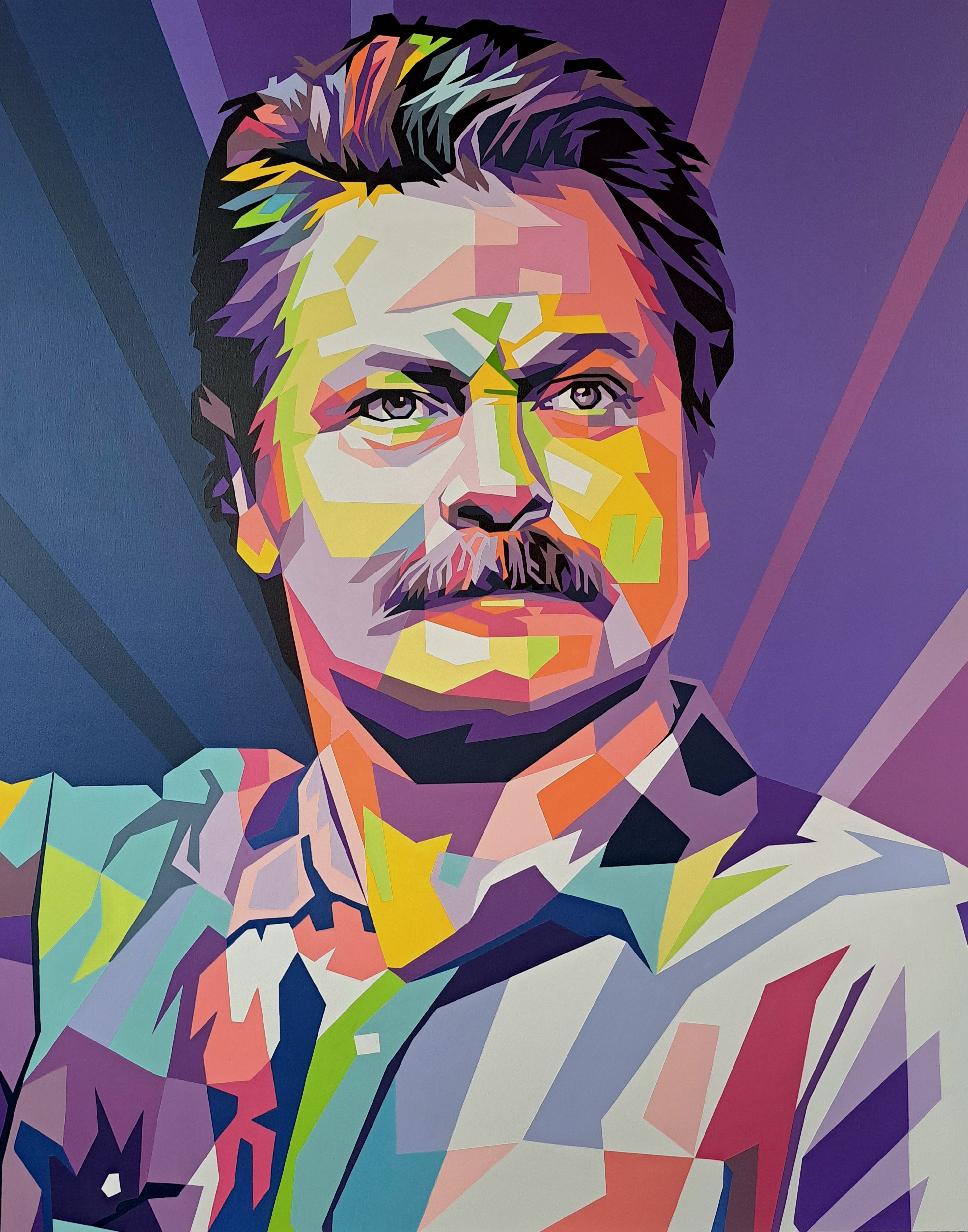 Ron Swanson Cor Beattie Pop Art Ron Swanson Cor Beattie Pop Art