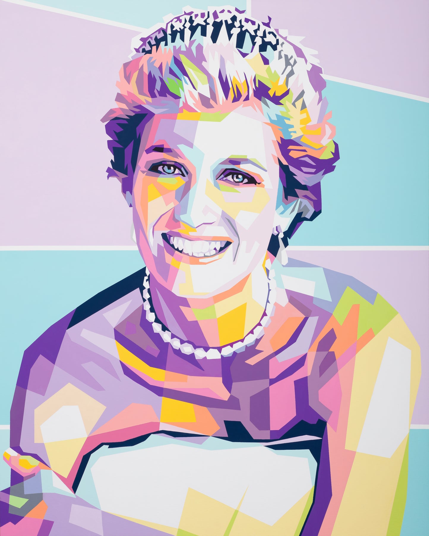 Original Painting - Princess Diana – Cor Beattie Pop Art
